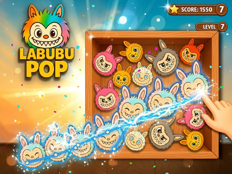 Labubu pop 🕹️ Cheza mtandaoni kwenye SGameS